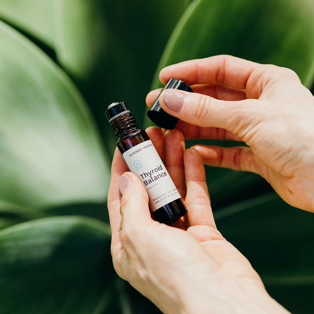 Essential Oils for Thyroid | Roller Blends | Aligned Health Co.